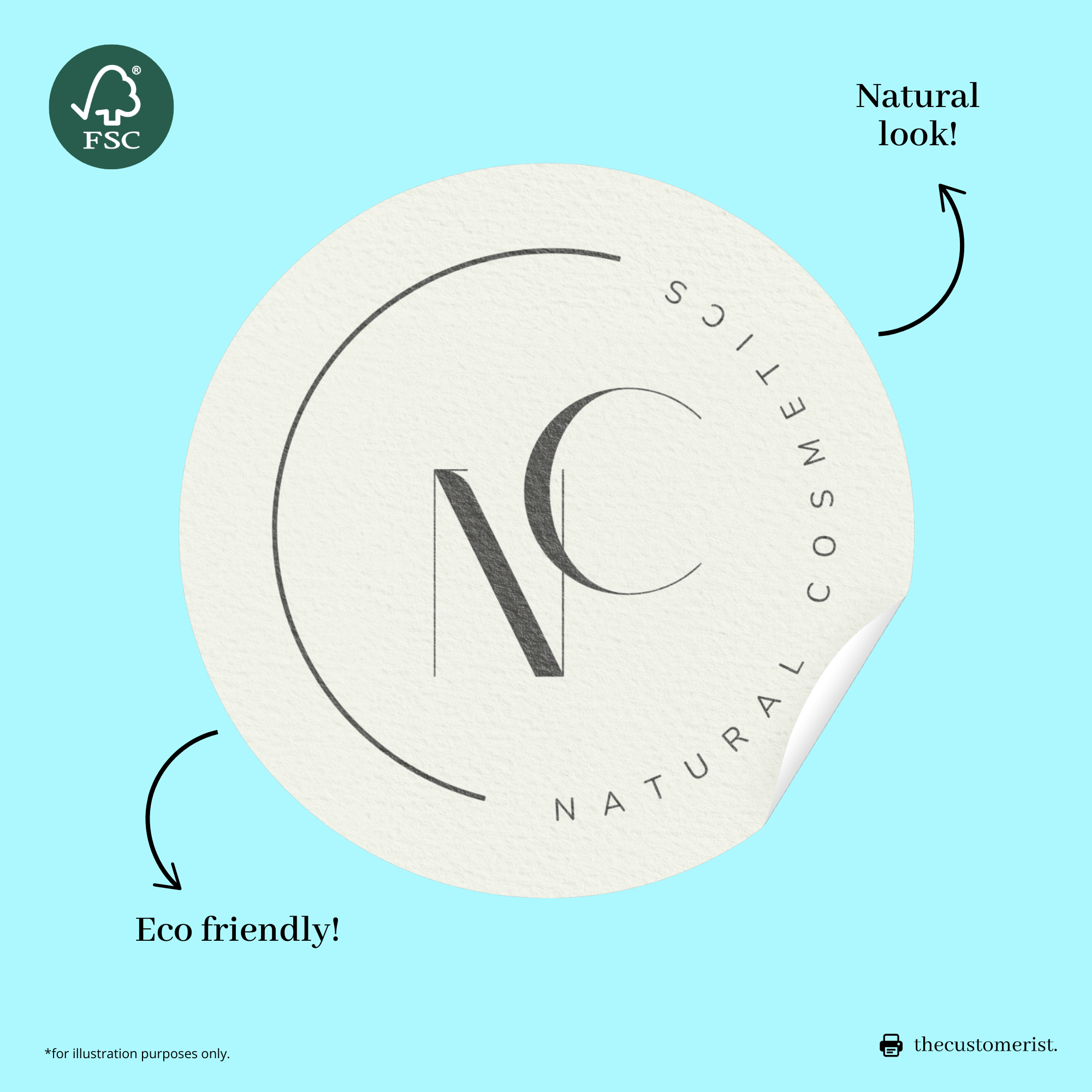 Recycled Paper Stickers (FSC Certified) – thecustomerist