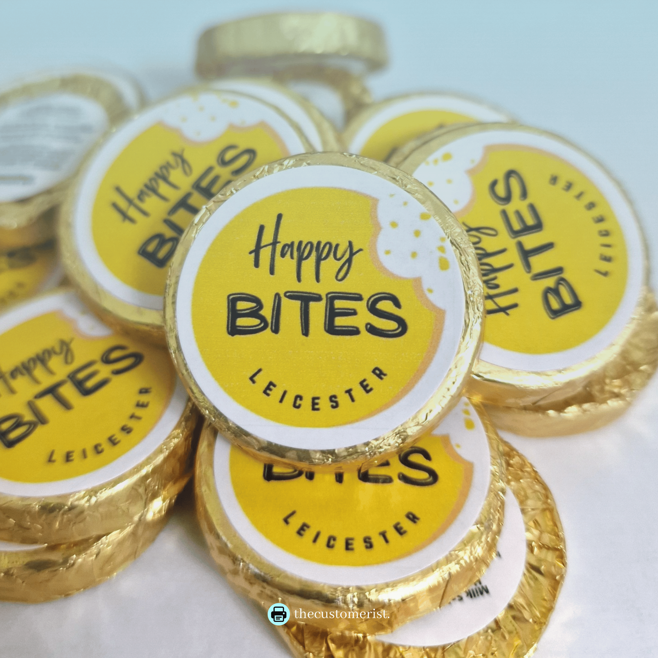 Round Chocolate Discs- Corporate Logo Chocolates – THECUSTOMERIST LTD