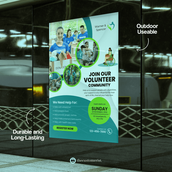 Outdoor Posters- A1, A2 & A3 – thecustomerist